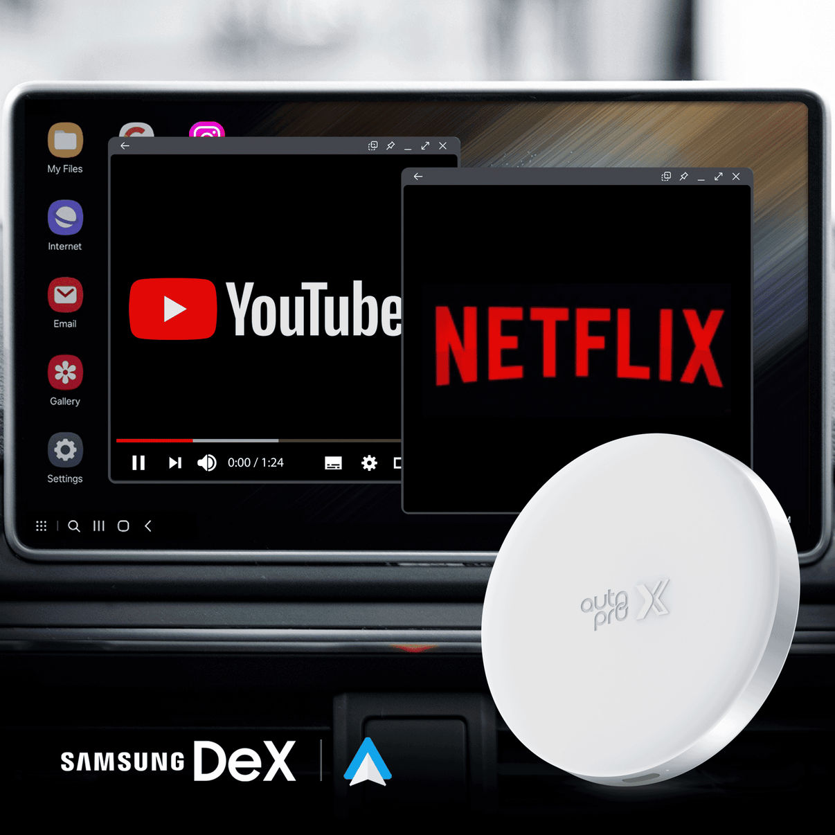 AutoPro X: Best Wireless Android Auto with Samsung DeX